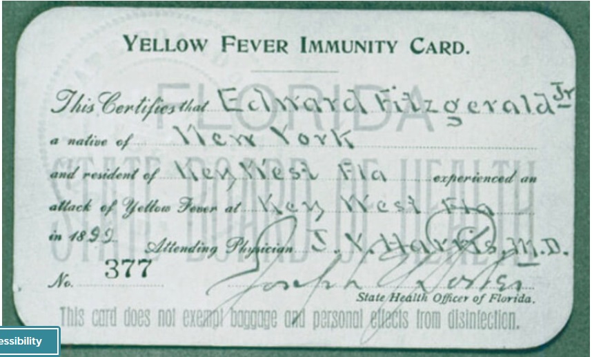 Yellow Fever (Yellow Jack or the Yellow Plague) in Florida – Exploring ...