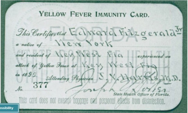 Yellow Fever (Yellow Jack or the Yellow Plague) in Florida – Exploring ...