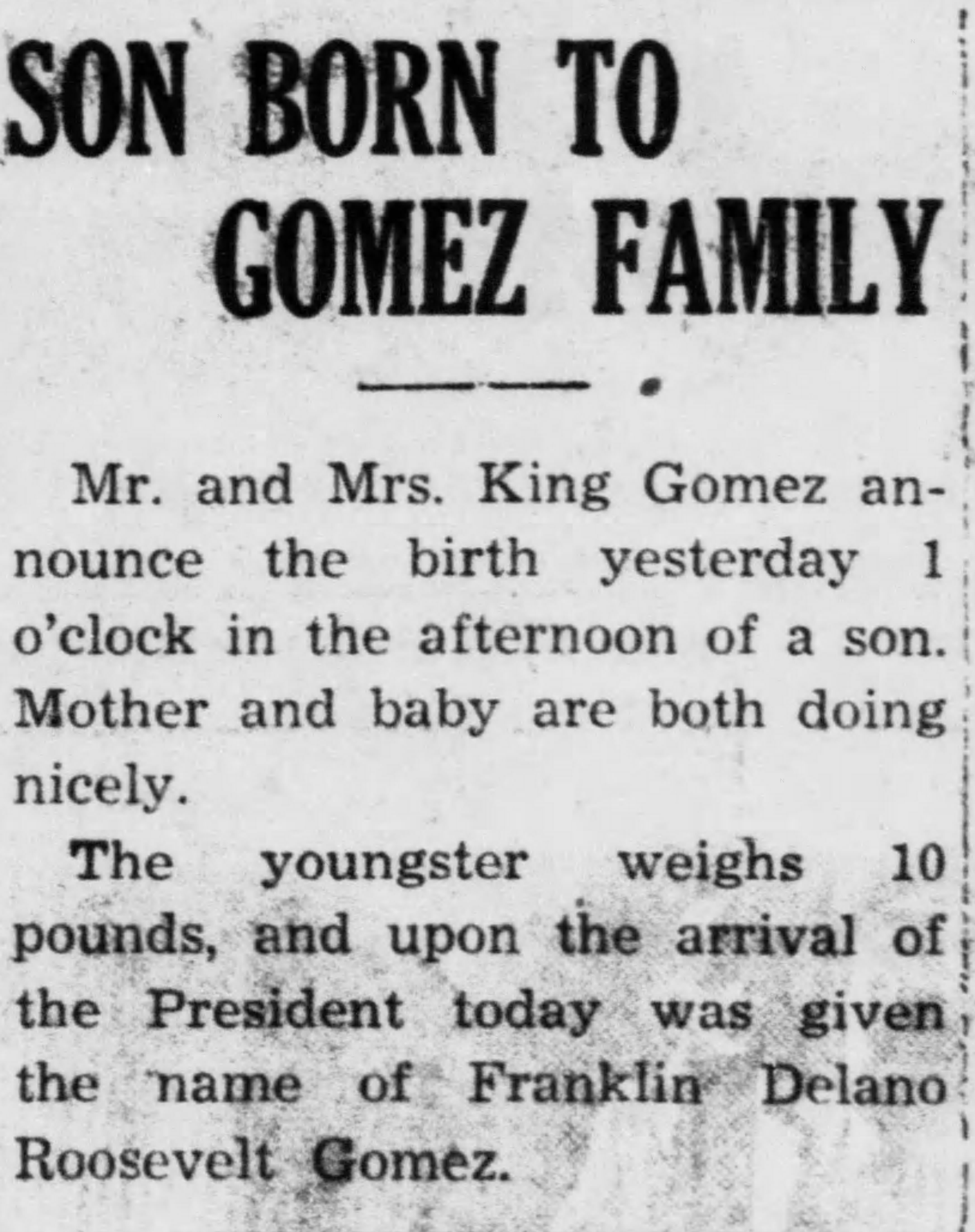 Joaquin F “King” Gomes – Exploring Florida History
