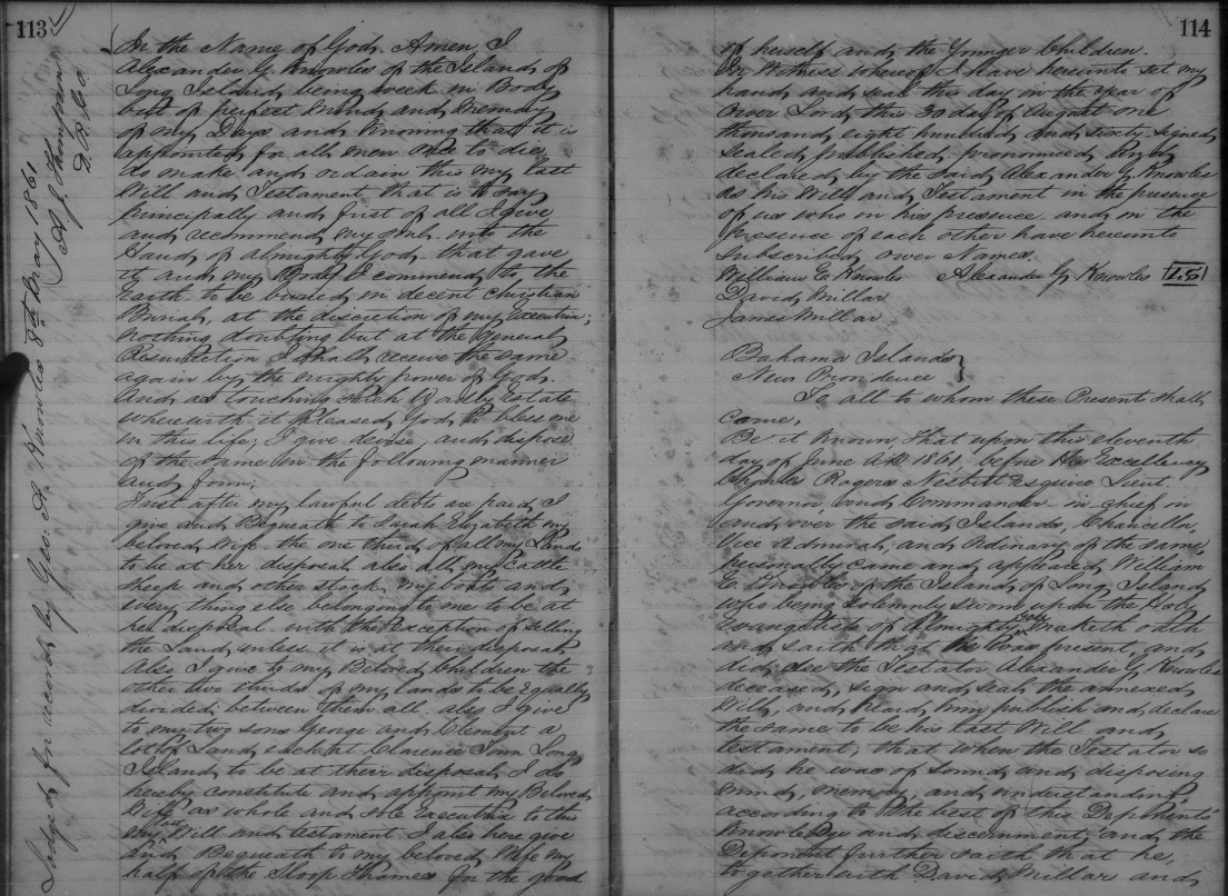 Alexander George KNOWLES – Exploring Florida History